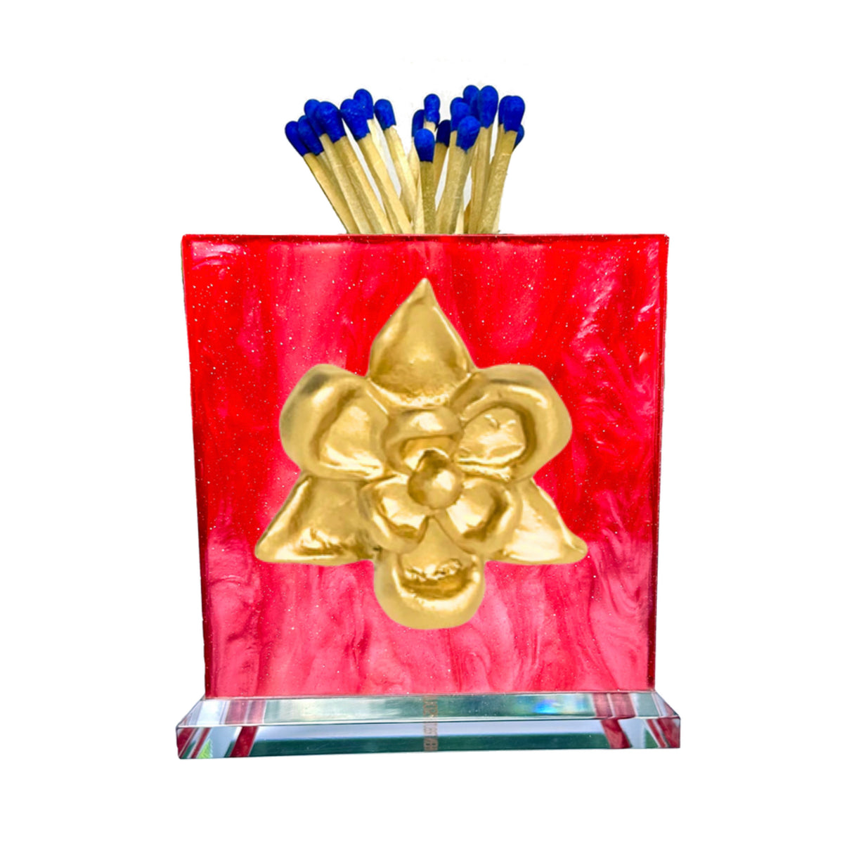 Magnolia Match Strike | Decorative Acrylic Match Striker – Southern Tribute